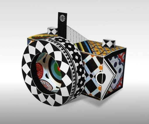 Downloadable, printable, paper pin hole cameras